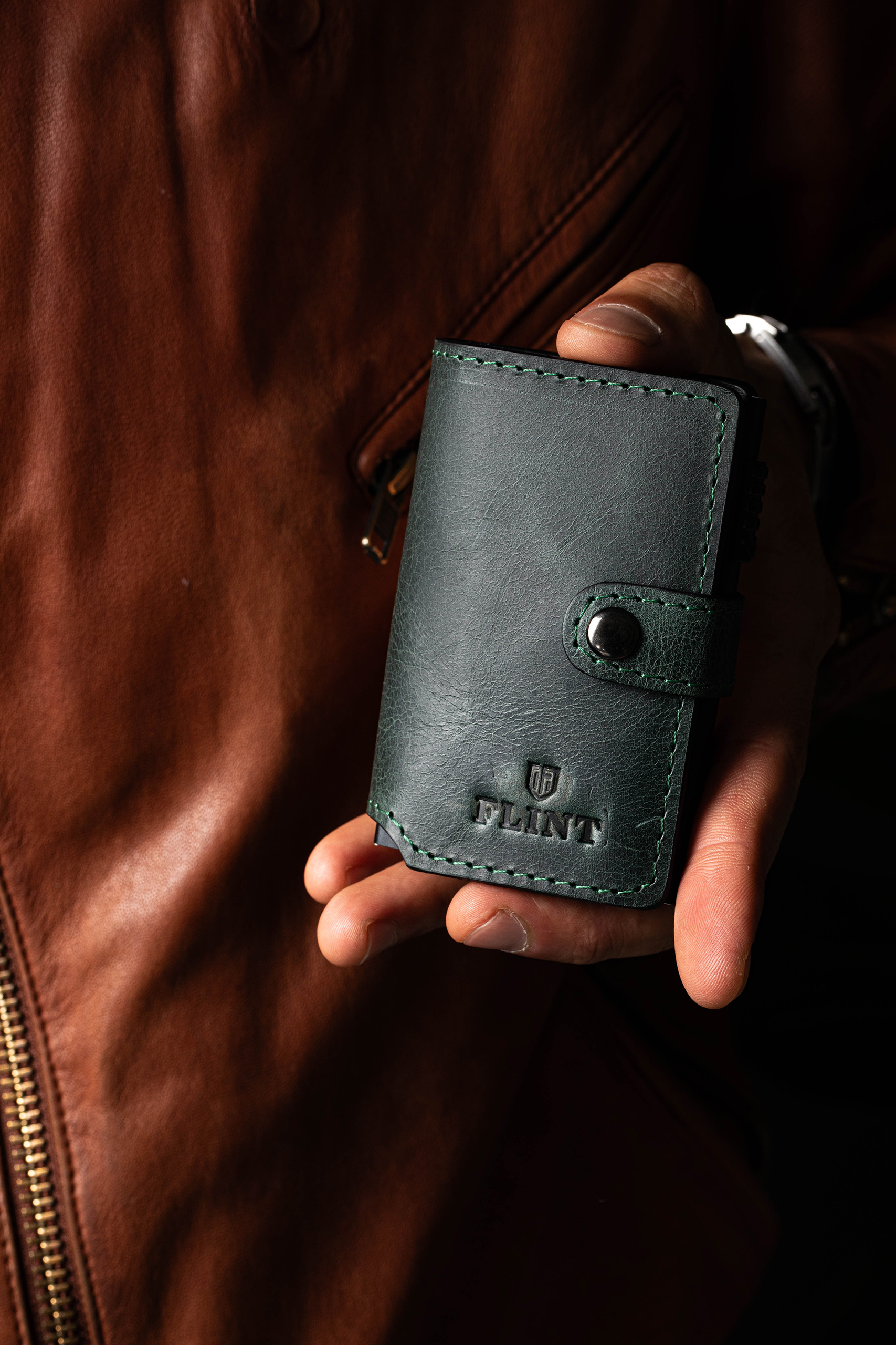Wallets Green – flintleatherstore